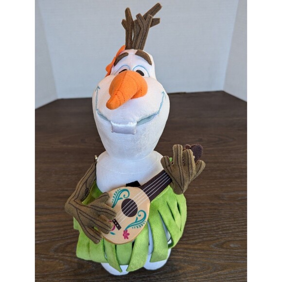 Disney | Toys | Authentic Disney Store Olaf Frozen 3 Plush Aloha Hula ...
